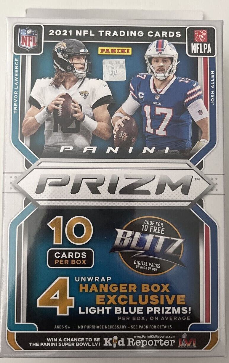 2021 Panini Prizm Football Hanger Box with (10) Cards | Pristine Auction