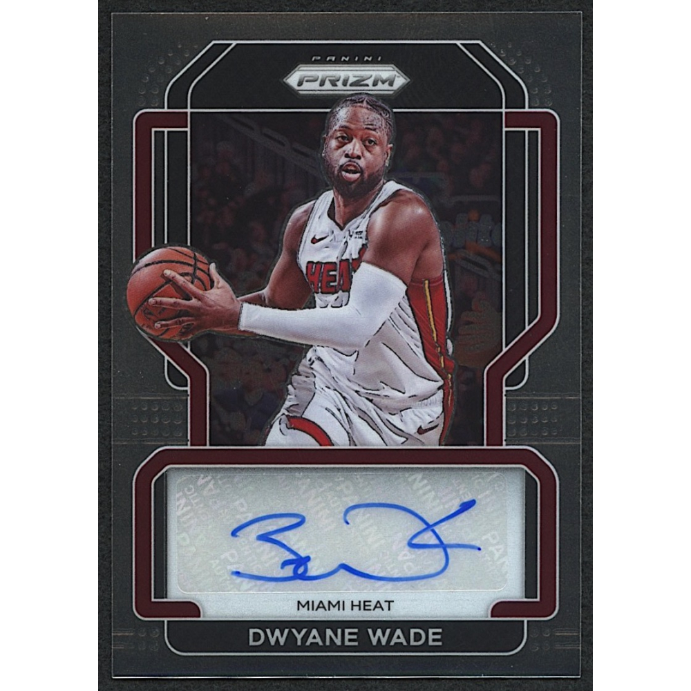 Dwyane Wade 2021-22 Panini Prizm Signatures #42 Autograph | Pristine ...