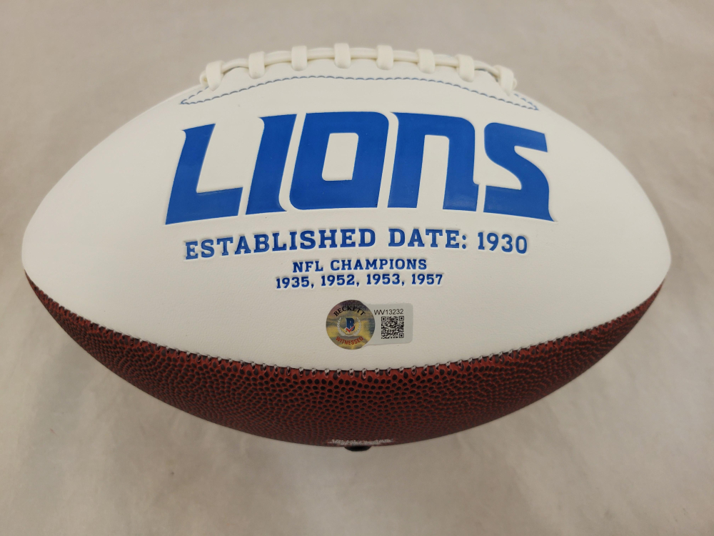 Hendon Hooker Signed Lions Logo Football (Beckett) | Pristine Auction