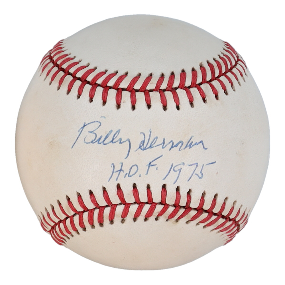 Billy Herman Signed ONL Baseball (Beckett) | Pristine Auction
