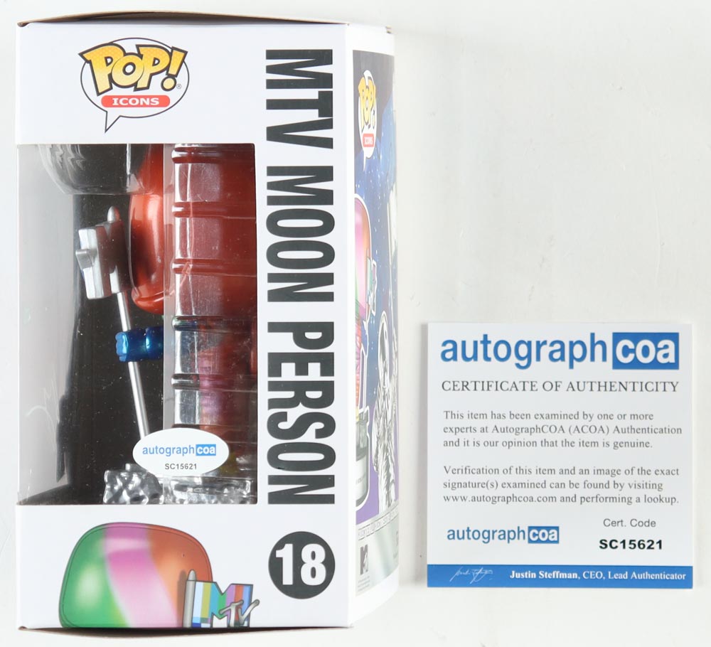 Drew Taggart Signed "MTV" #18 MTV Moon Person Funko Pop! Icons Vinyl ...