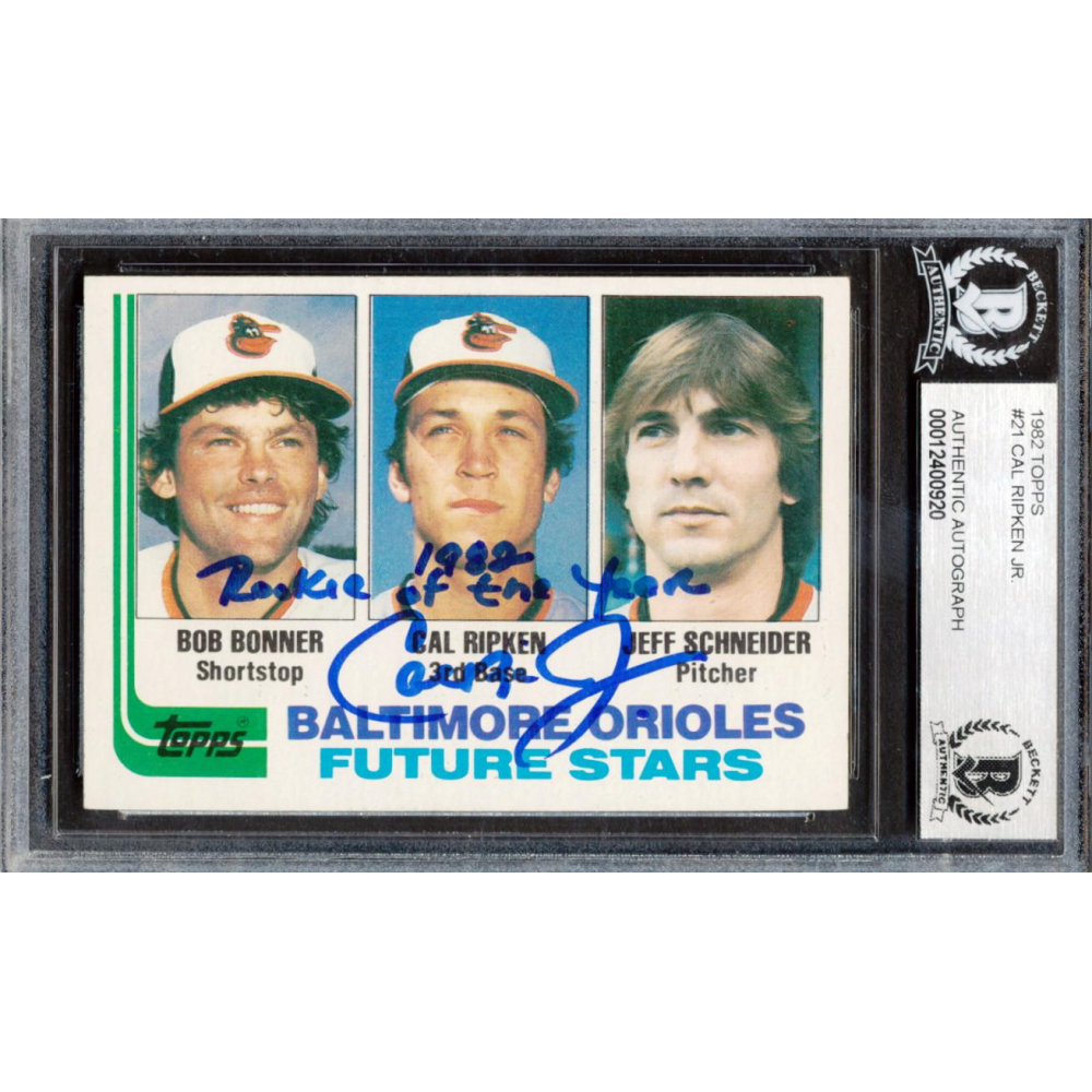 Cal Ripken Jr. Signed 1982 Topps Rookies #21 (BGS) | Pristine Auction