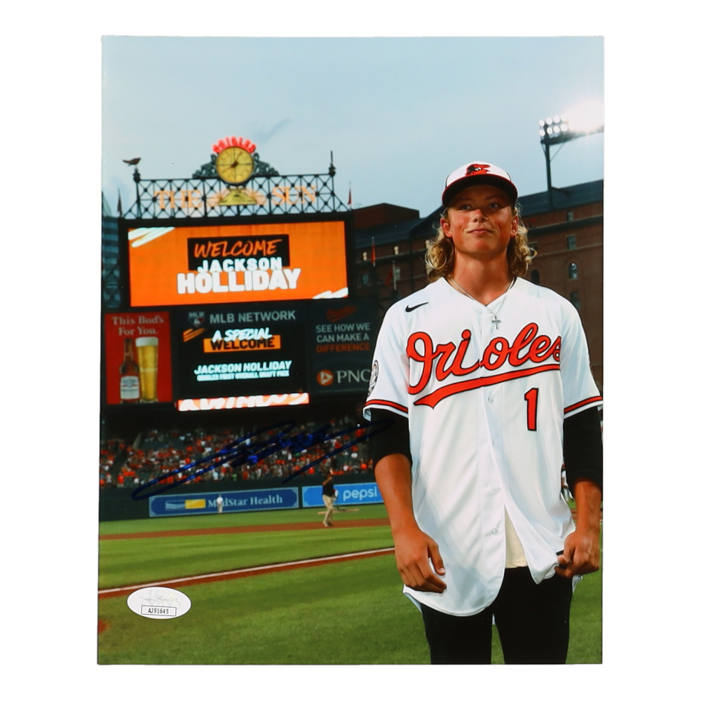 Jackson Holliday Signed 8x10 Photo (JSA) | Pristine Auction