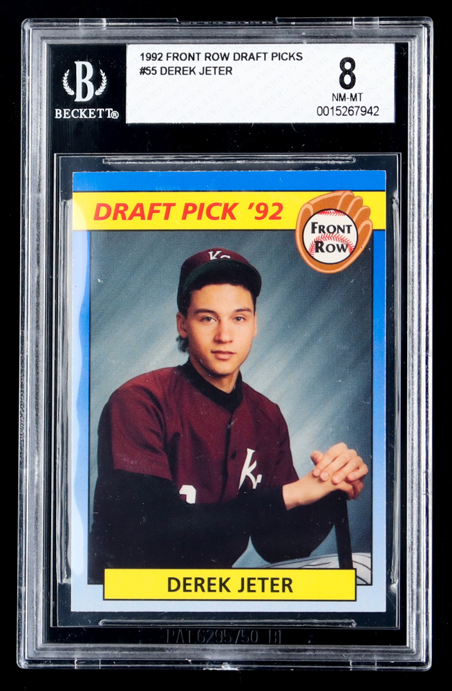 Derek Jeter 1992 Front Row Draft Picks #55 (BGS 8) | Pristine Auction