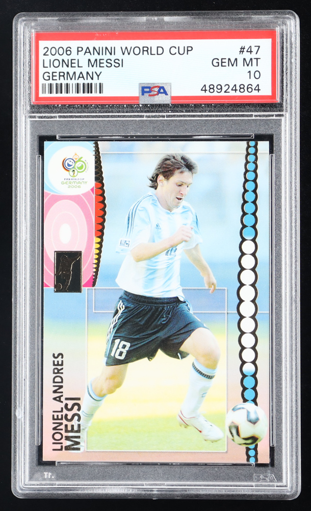 Lionel Andres Messi 2006 Panini World Cup #47 (PSA 10) | Pristine Auction
