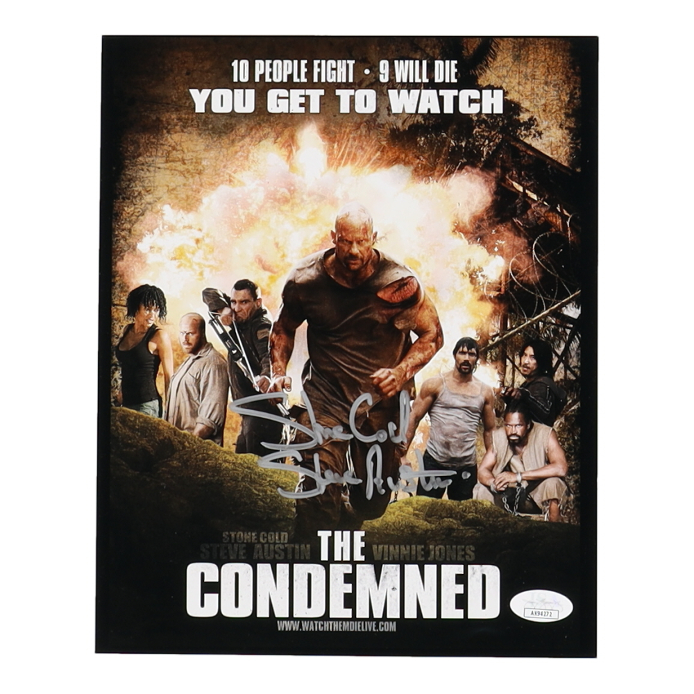 Stone Cold Steve Austin Signed "The Condemned" 8x10 Photo (JSA ...