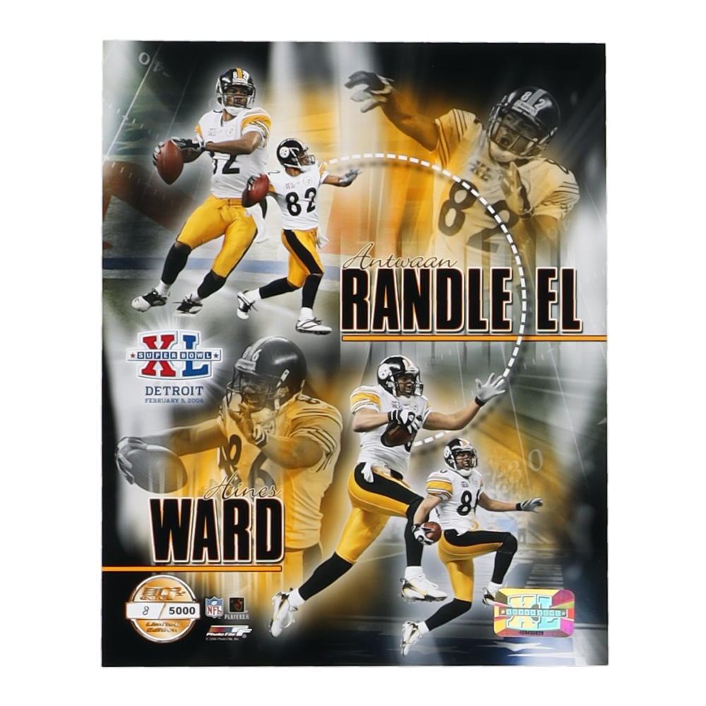 Antwaan Randle El / Hines Ward Steelers LE 8x10 Photo | Pristine Auction