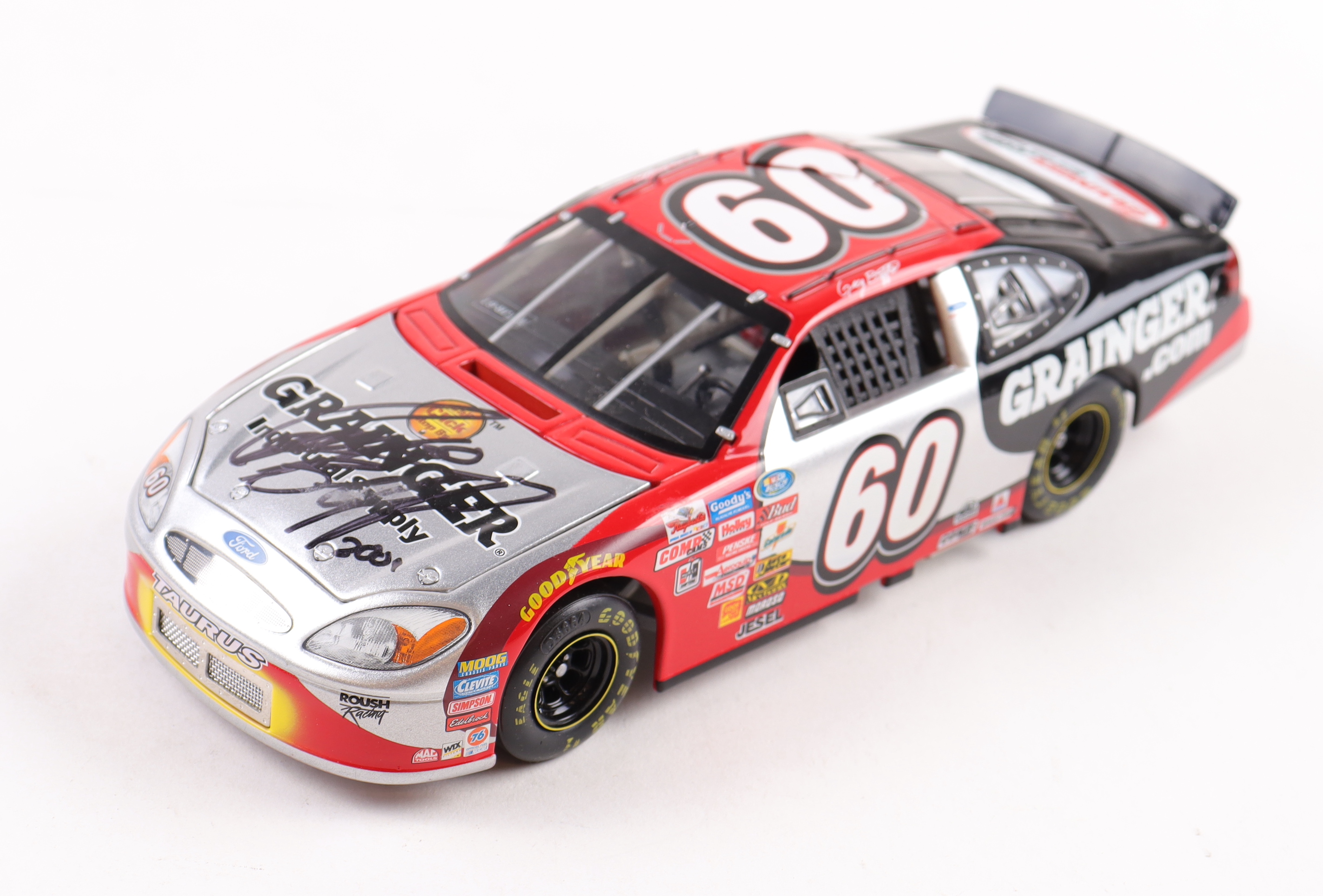 Greg Biffle Signed LE #60 Grainger 2001 Ford Taurus 1:24 Diecast Car ...