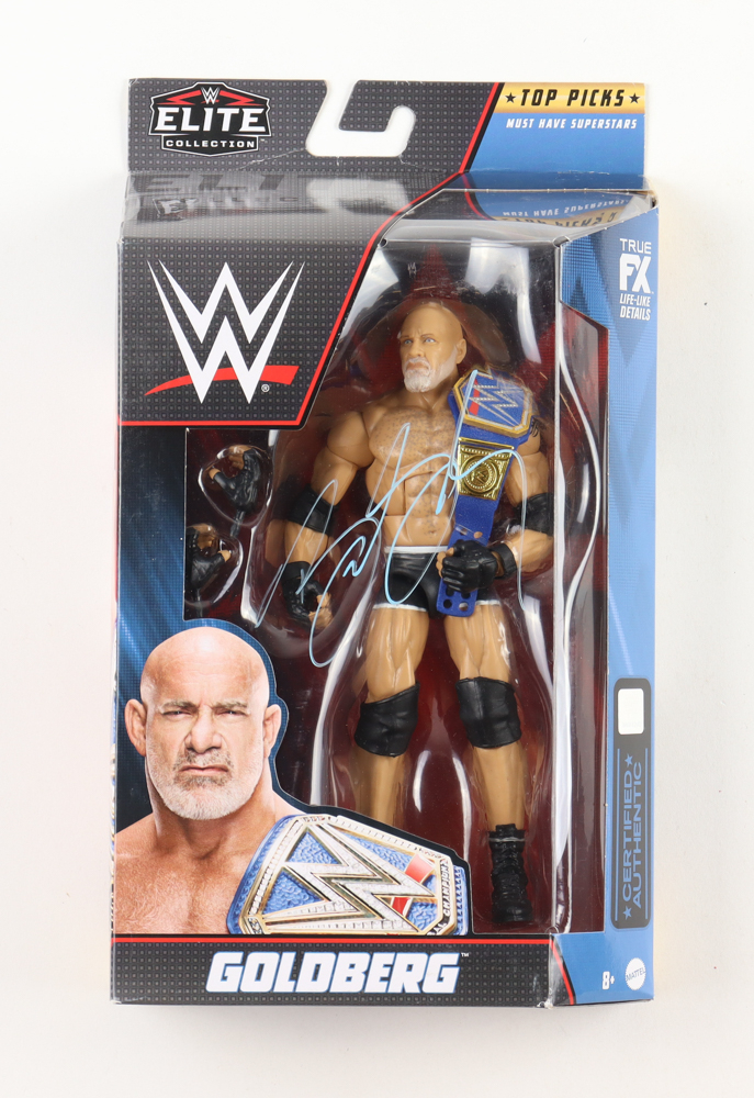 Bill Goldberg Signed WWE Elite Collection Action Figure (JSA) | Pristine Auction