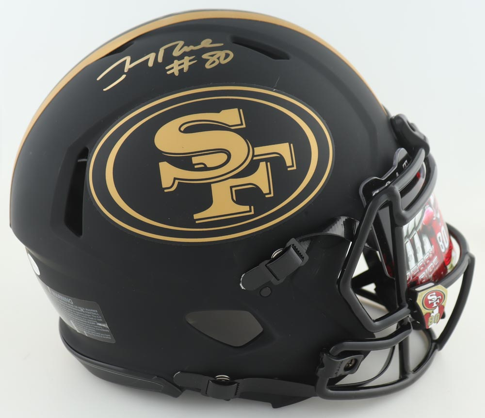 Jerry Rice Signed 49ers Full-Size Authentic On-Field Eclipse Alternate ...