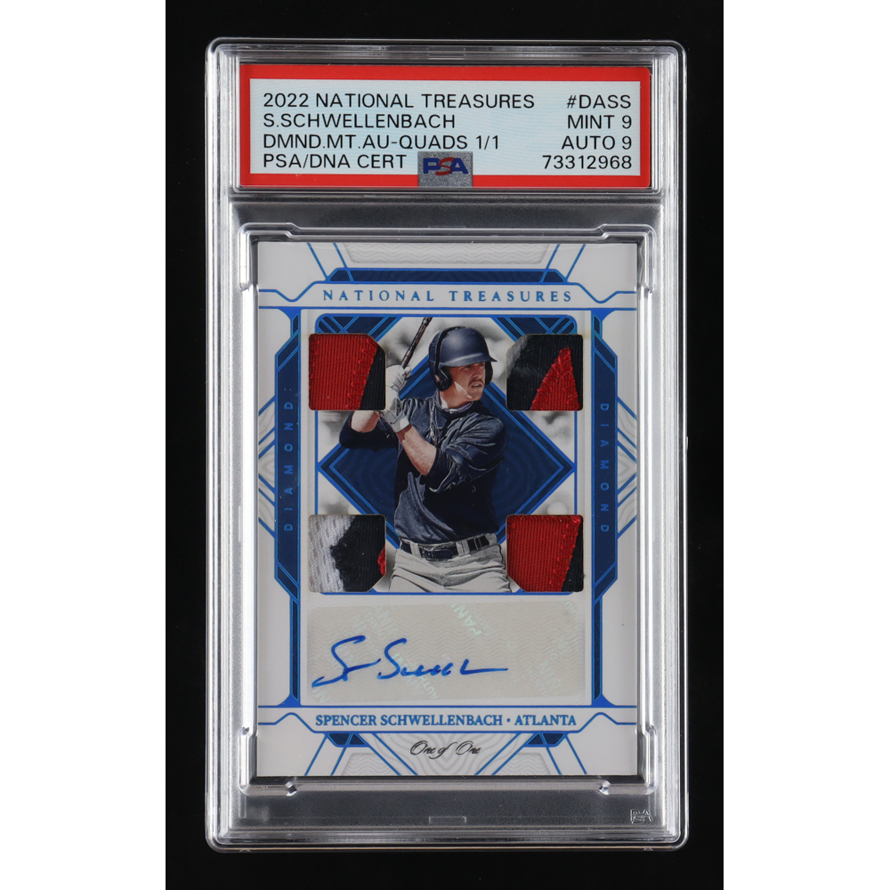 Spencer Schwellenbach 2022 Panini National Treasures Diamond Autographs ...