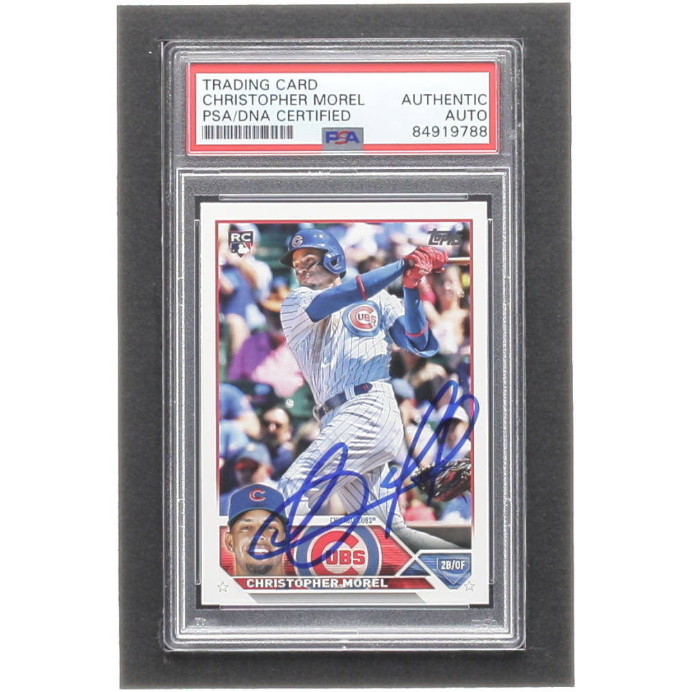 Christopher Morel Signed 2023 Topps #308 RC (PSA) | Pristine Auction