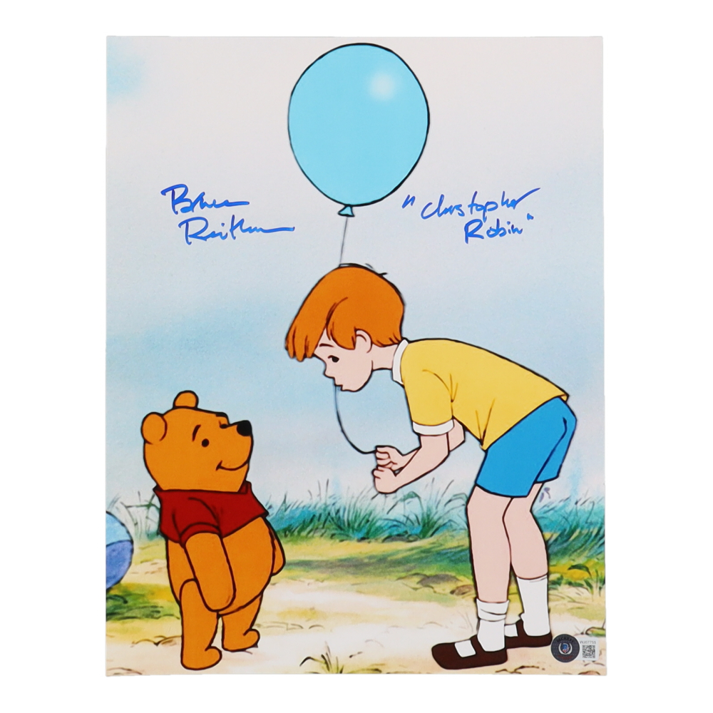 Bruce Reitherman Signed "Winnie The Pooh" 11x14 Photo Inscribed ...