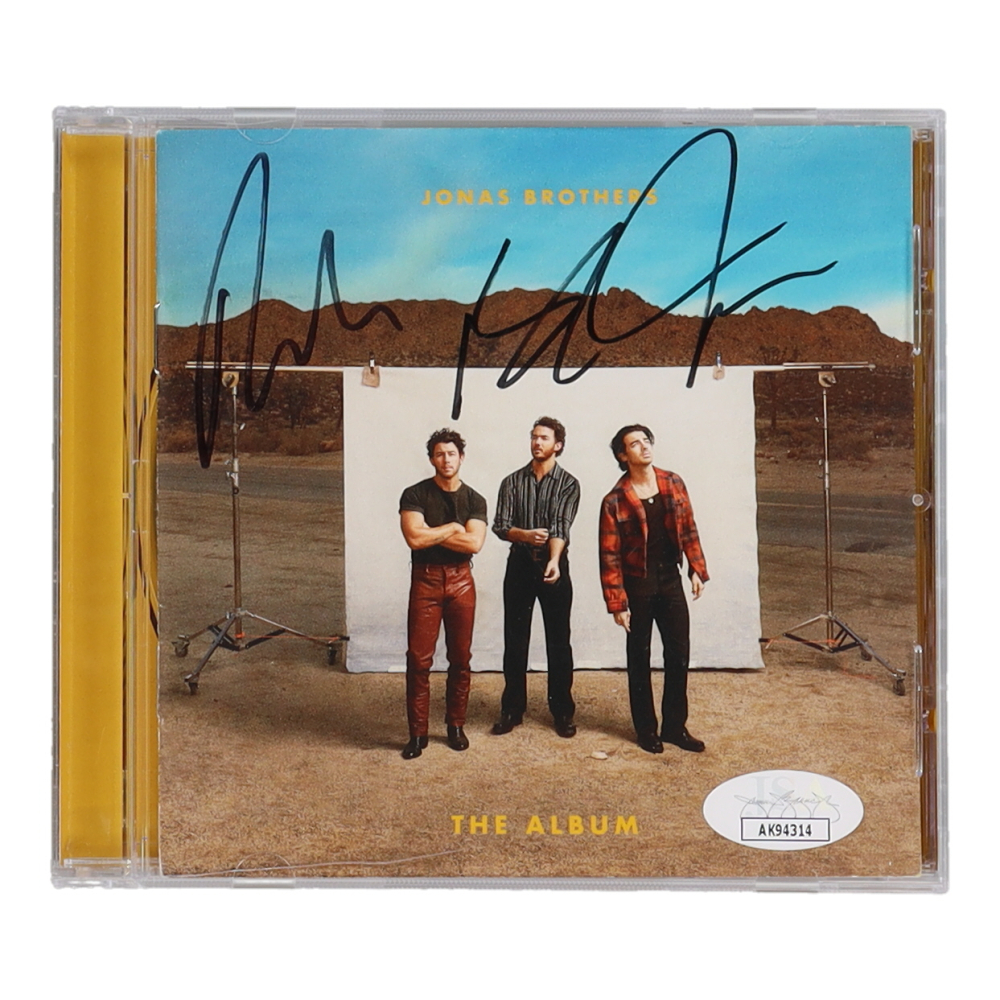 Nick Jonas, Kevin Jonas & Joe Jonas Signed "The Album" CD Album (JSA ...