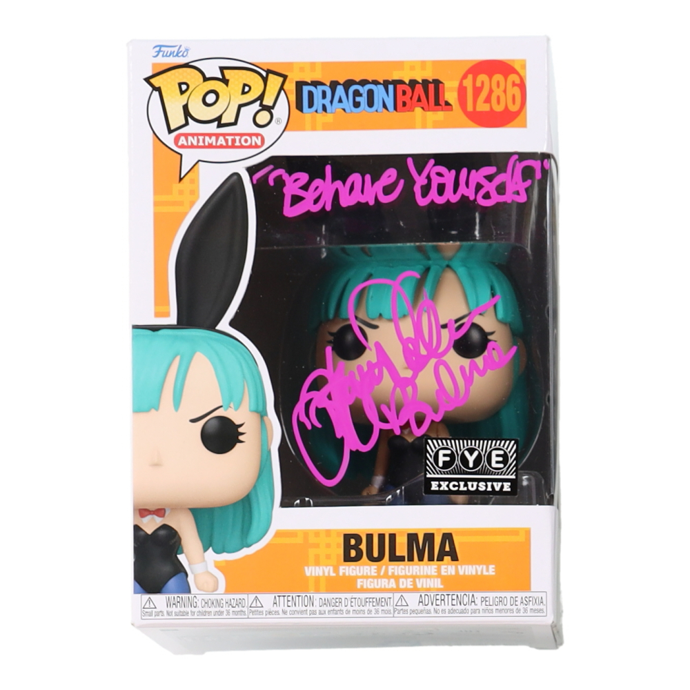 Tiffany Vollmer Signed "Dragon Ball" #1286 Bulma Funko Pop! Vinyl ...