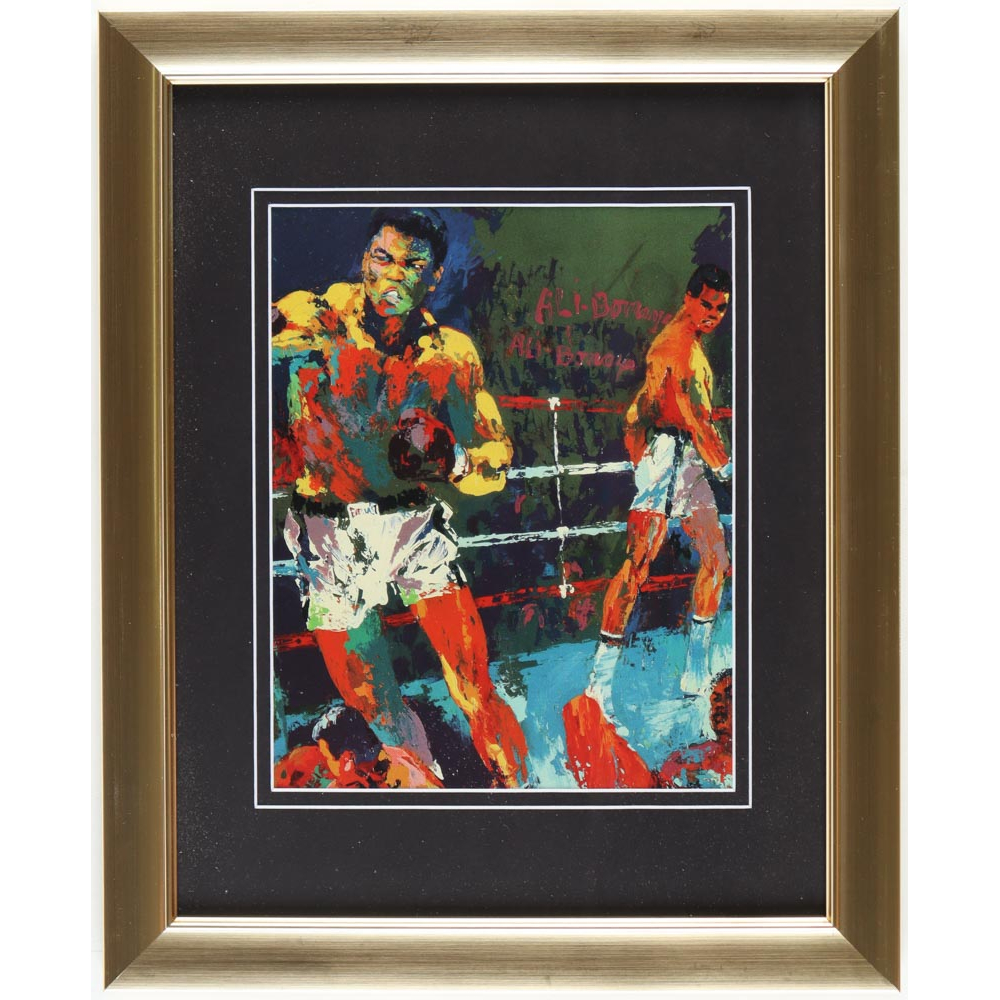 Leroy Neiman Custom Framed "Homage To Muhammad Ali" Print Display ...