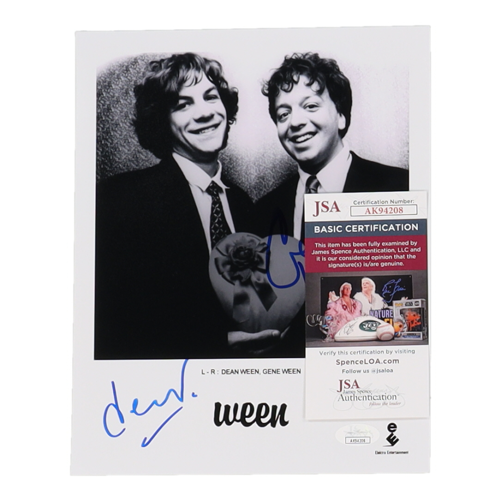 Dean & Gene Ween Signed Ween 8x10 Photo (JSA) | Pristine Auction