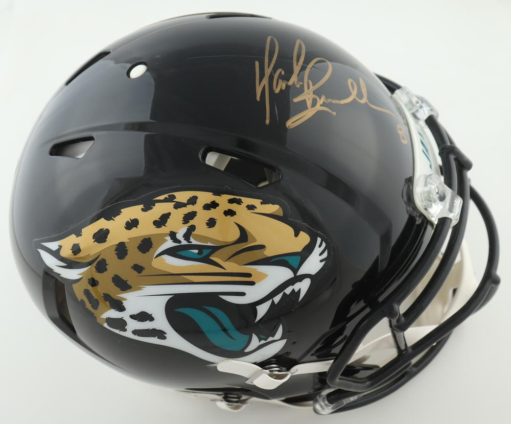 Mark Brunell Signed Jaguars Full-Size Authentic On-Field Speed Helmet ...