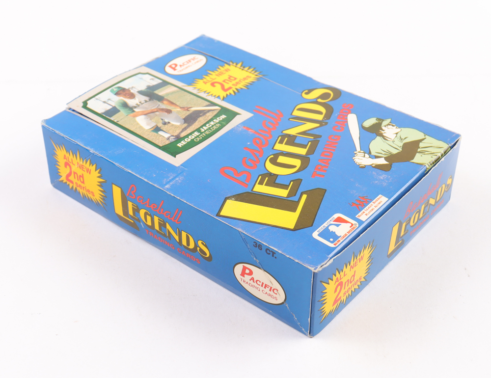 1989 Pacific Legends Series 2 Baseball Hobby Box with (36) Packs ...