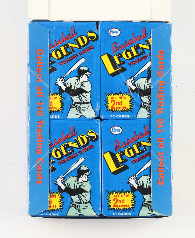 1989 Pacific Legends Series 2 Baseball Hobby Box with (36) Packs ...