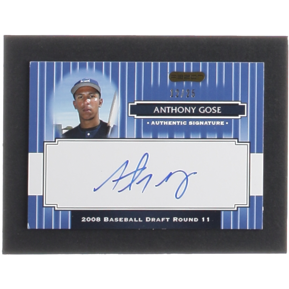 Anthony Gose 2008 Razor Signature Series Blue #175 AU #12/25 | Pristine ...