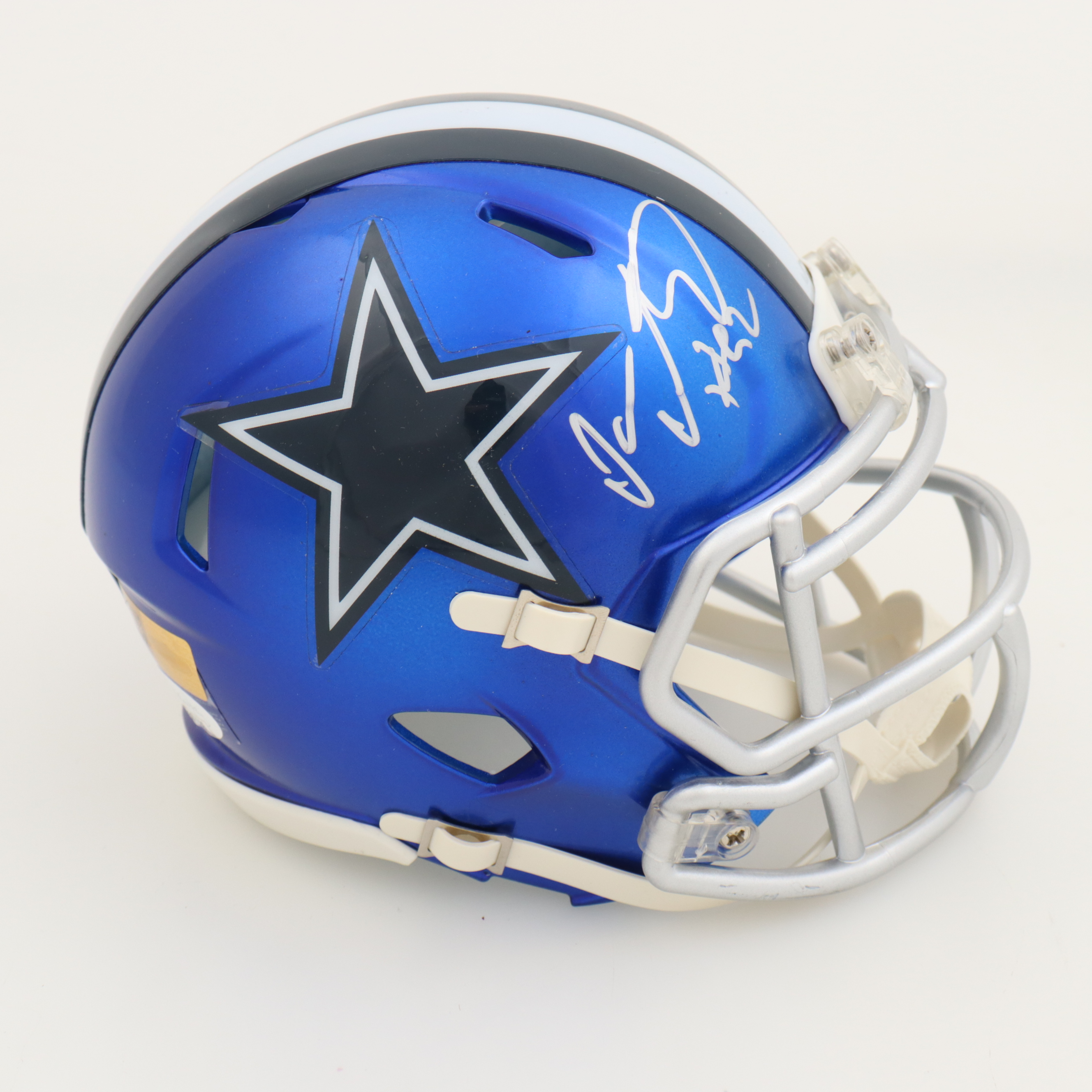 Dorance Armstrong Jr. Signed Cowboys Flash Alternate Speed Mini Helmet ...