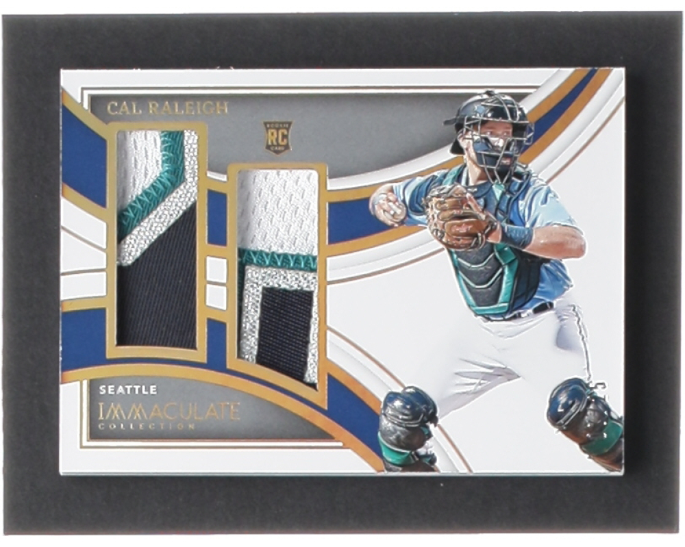 Cal Raleigh 2022 Immaculate Collection Rookie Reserve Dual Materials ...