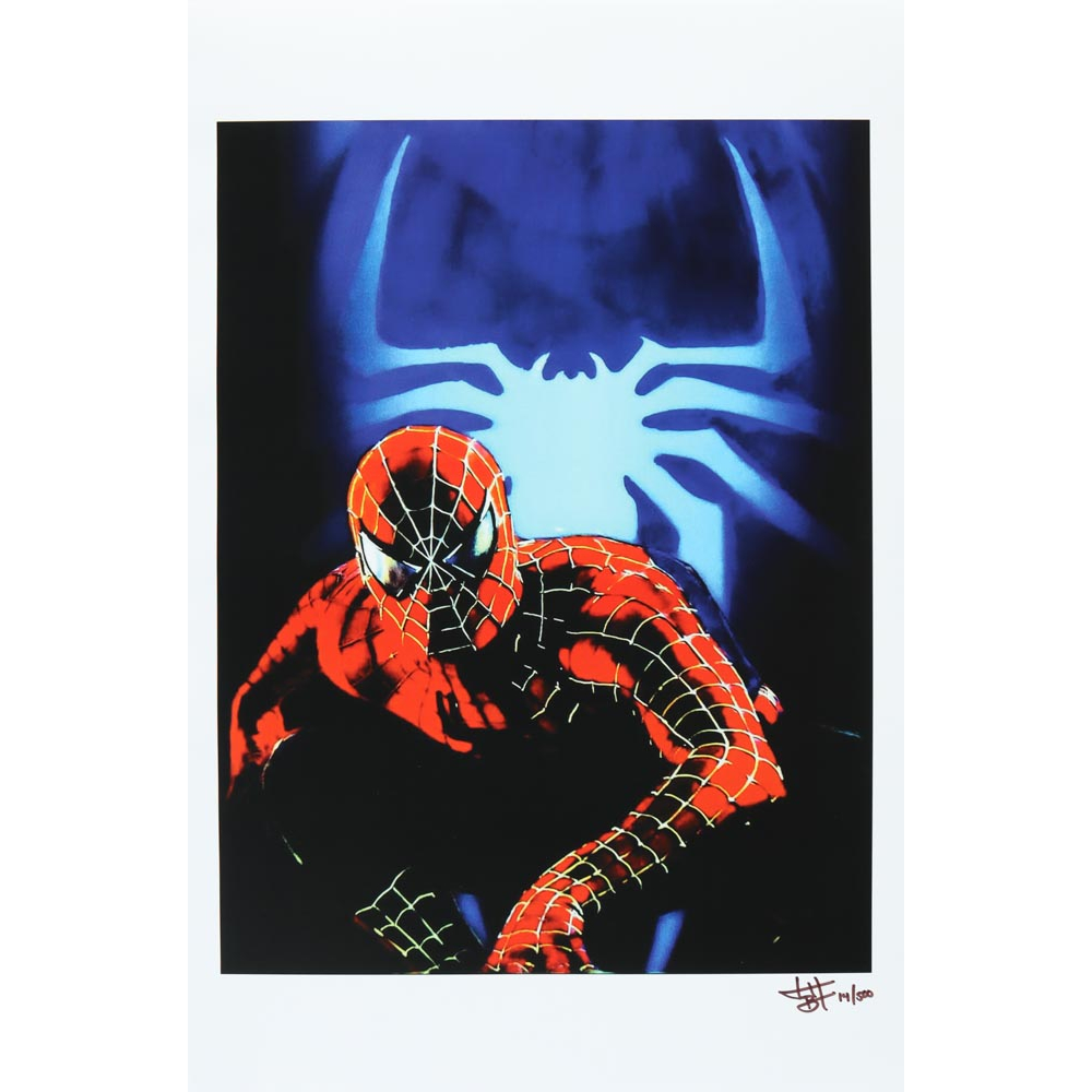 Spider-Man - Joshua Barton Signed LE 12x18 Lithograph #/500 (PA ...