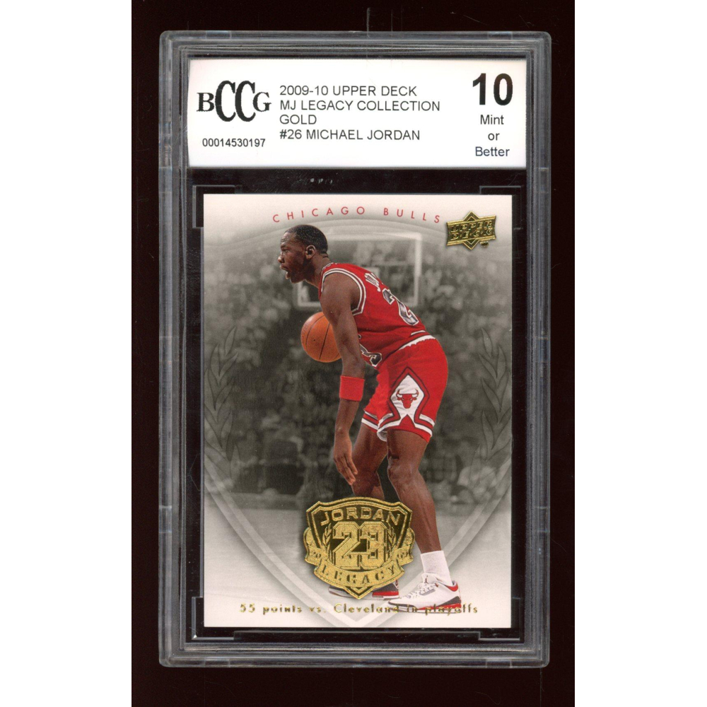 Michael Jordan 2009-2010 Upper Deck MJ Legacy Collection Gold #26 (10 ...