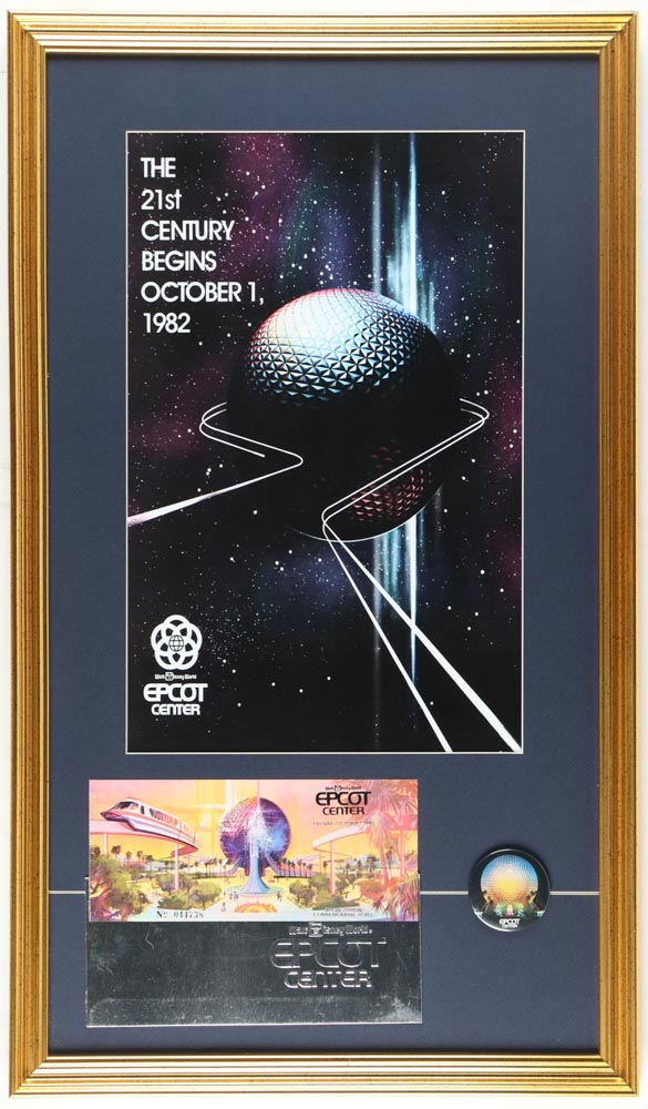 Walt Disney's Original EPCOT Center Custom Framed Print Display with ...
