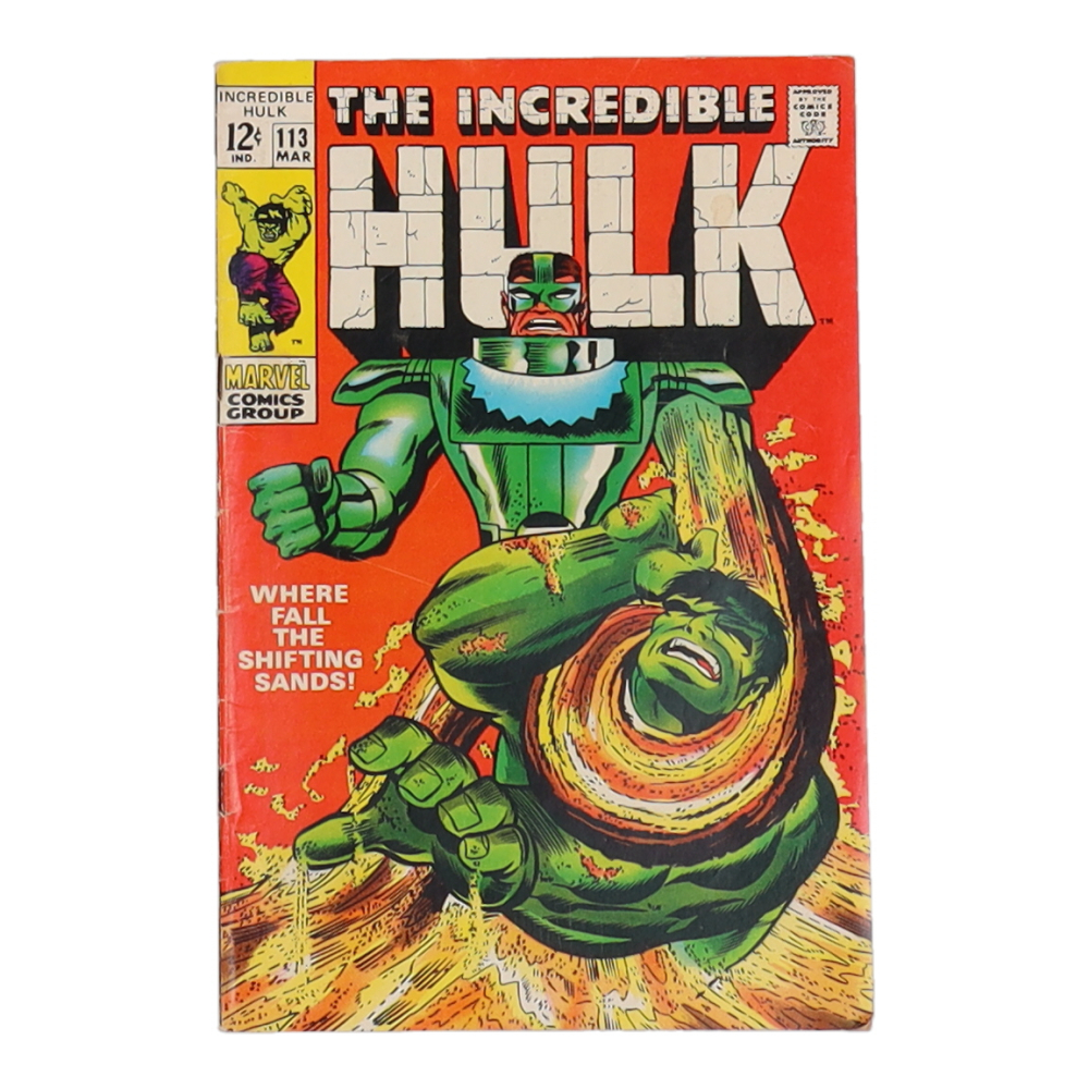 1969 "The Incredible Hulk" Issue #113 Marvel Comic Book | Pristine Auction