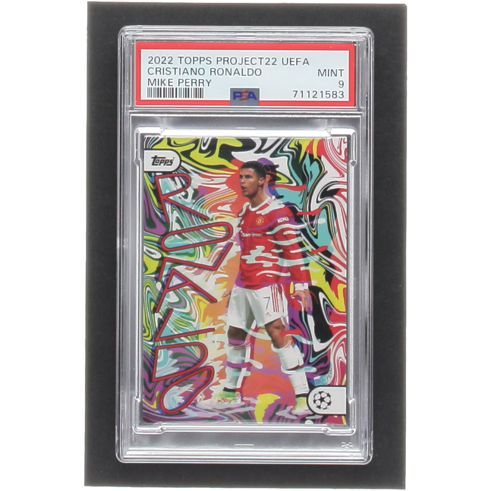 Cristiano Ronaldo 2022 Topps Project22 #NNO / Mike Perry (PSA 9 ...