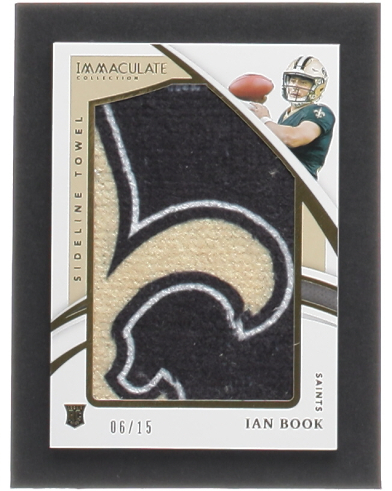 Ian Book 2021 Immaculate Collection Sideline Towel #18 RC #06/15 ...