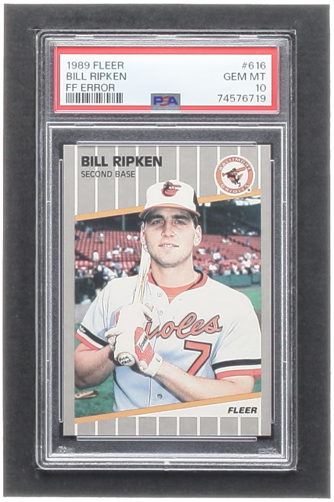 Billy Ripken 1989 Fleer #616 F@#! FACE Error (PSA 10) | Pristine Auction