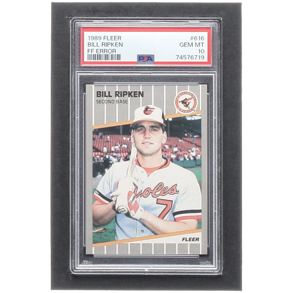 Billy Ripken 1989 Fleer #616 F@#! FACE Error (PSA 10) | Pristine Auction