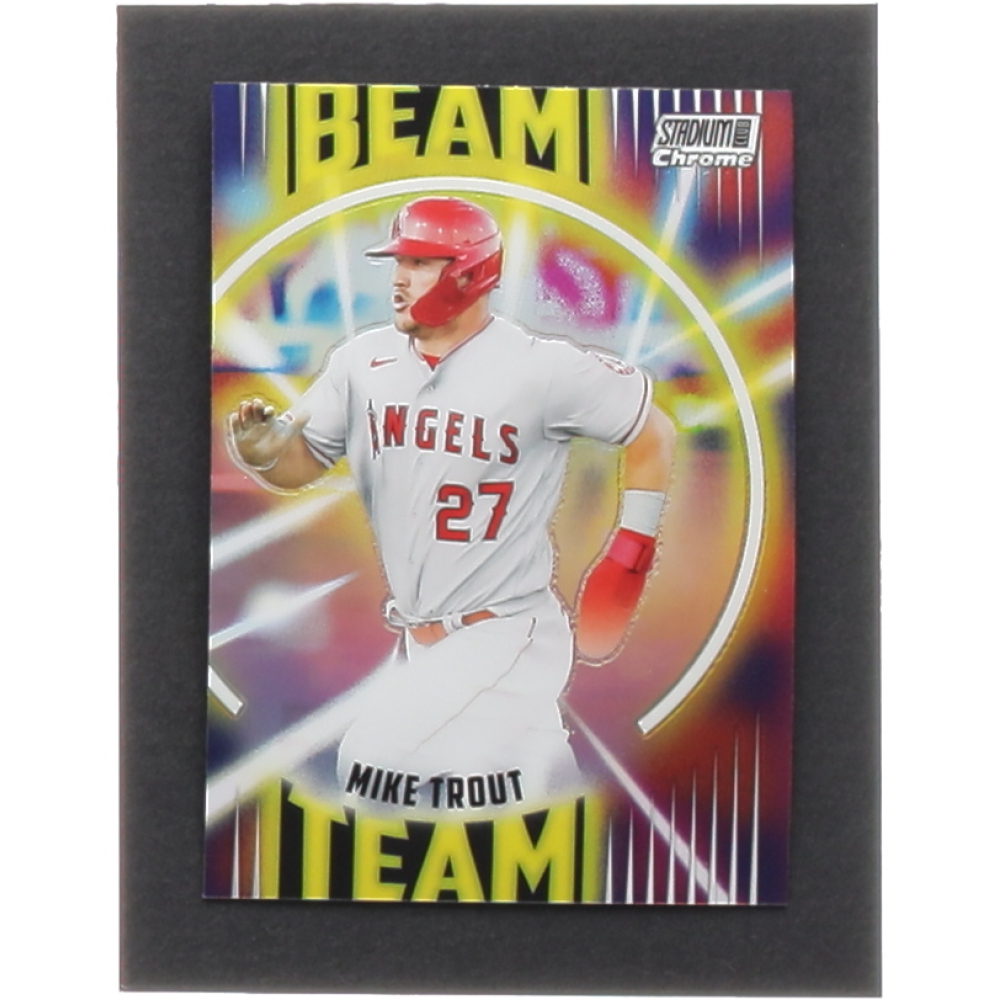 Mike Trout 2022 Stadium Club Chrome Beam Team #BT6 | Pristine Auction