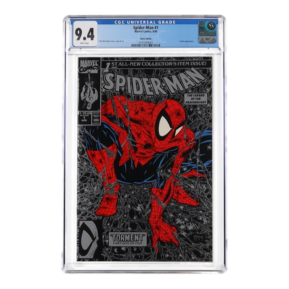 1990 "Spider-Man: Torment" Issue #1 Silver Variant Marvel Comic Book (CGC 9.4) | Pristine Auction