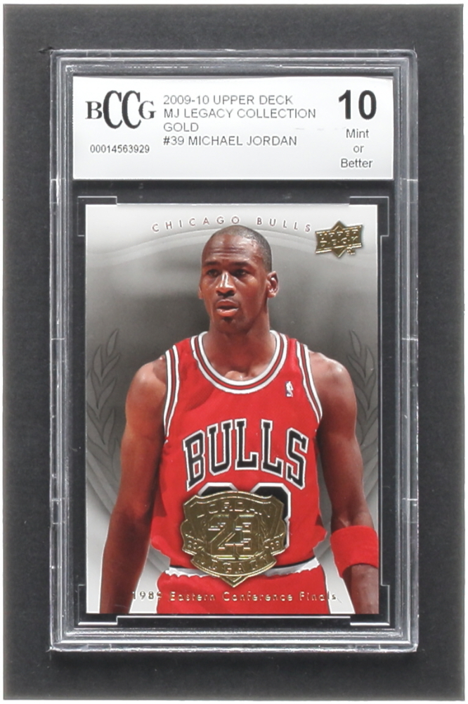 Michael Jordan 2009-10 Upper Deck Michael Jordan Legacy Collection Gold ...