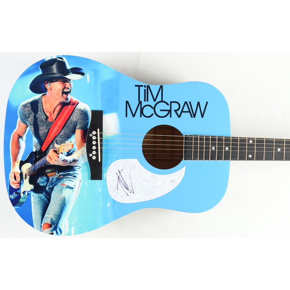 Tim McGraw Signed 38" Acoustic Guitar (JSA) | Pristine Auction