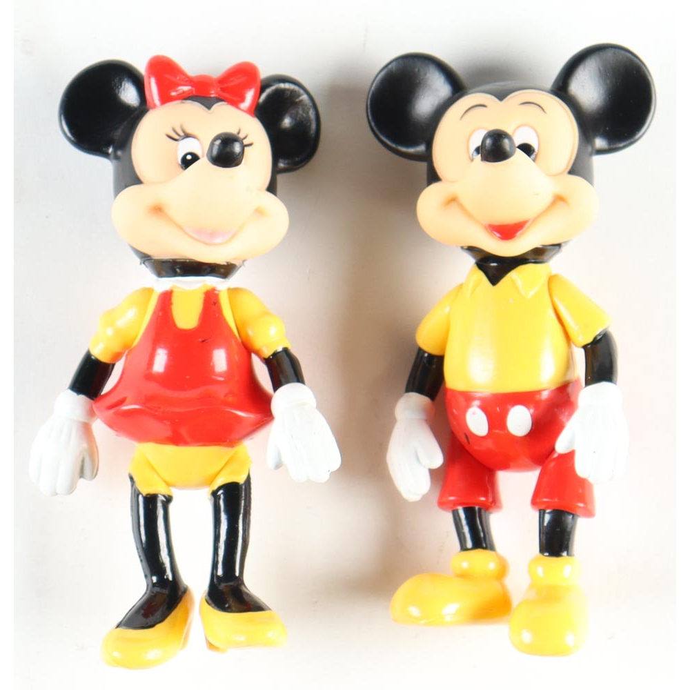 Vintage Disney Mickey Mouse & Minnie Mouse Figures | Pristine Auction