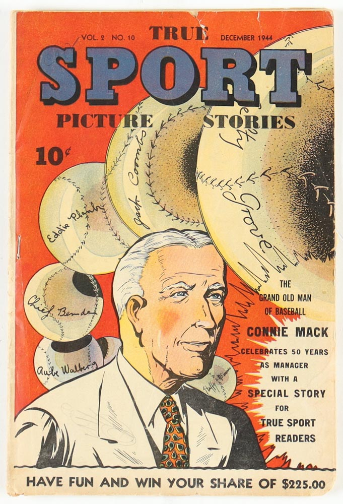 1947 "True Sport Picture Stories" Vol. 2 Issue #10 Street & Smith Ice ...