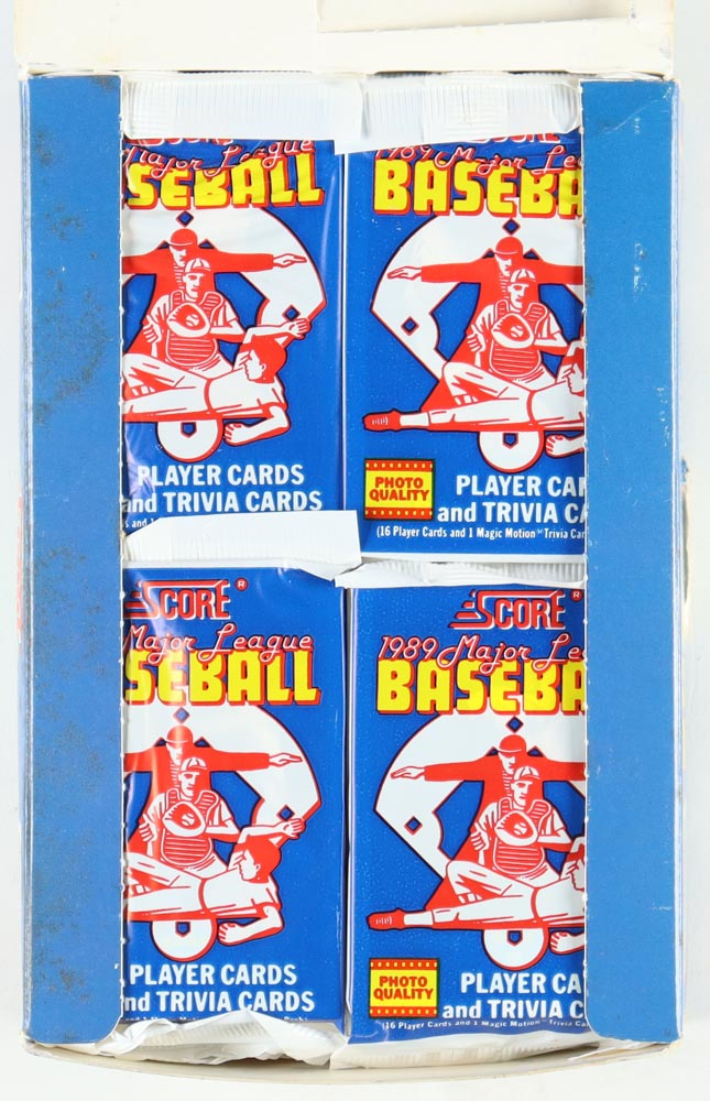 1989 Score Baseball Wax Box with (36) Packs | Pristine Auction