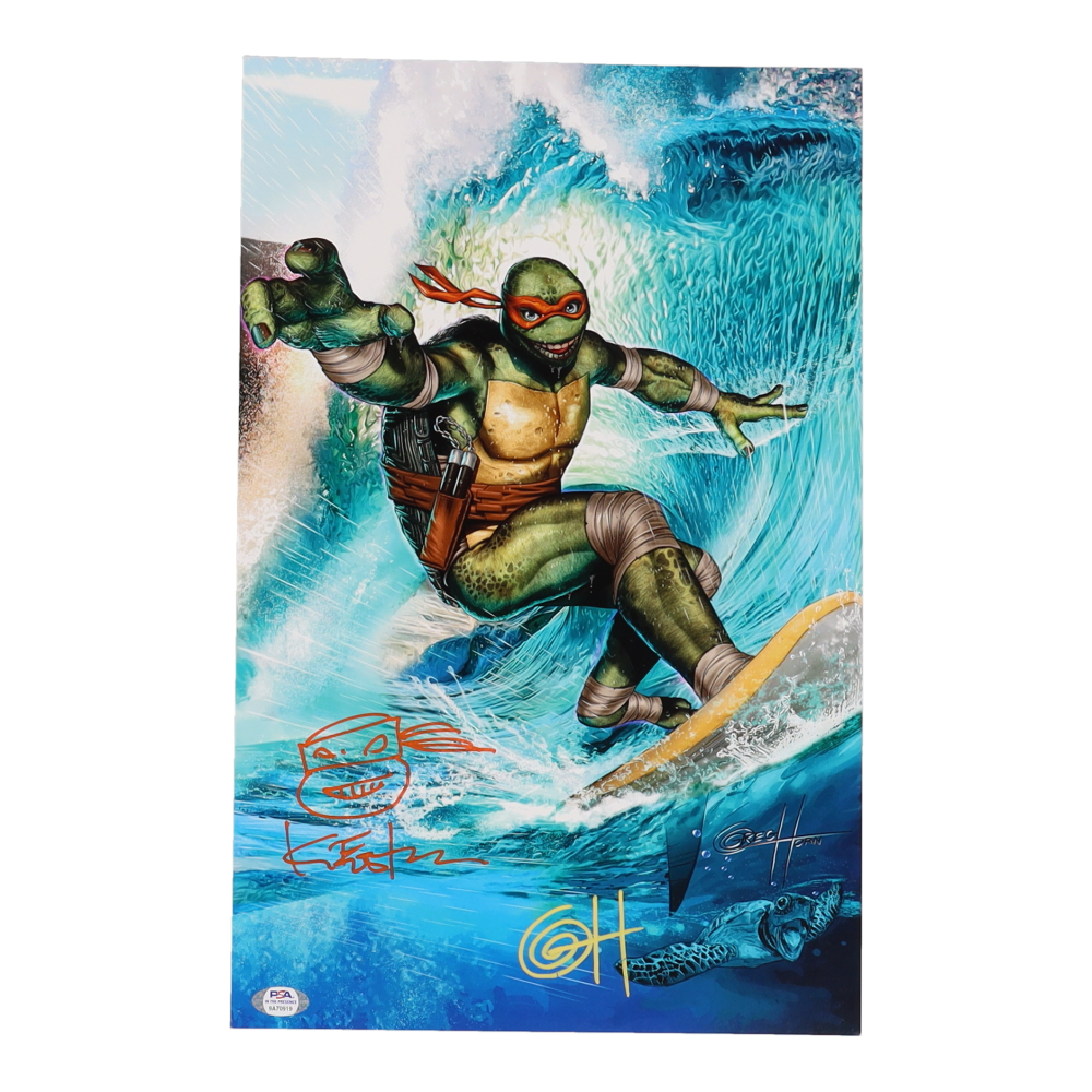 Kevin Eastman & Greg Horn Signed "Teenage Mutant Ninja Turtles" 11x17 ...