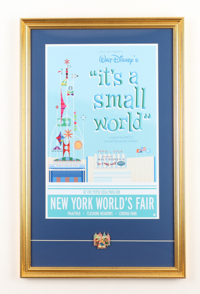 Walt Disney's "Its A Small World" Custom Framed Print Display with ...