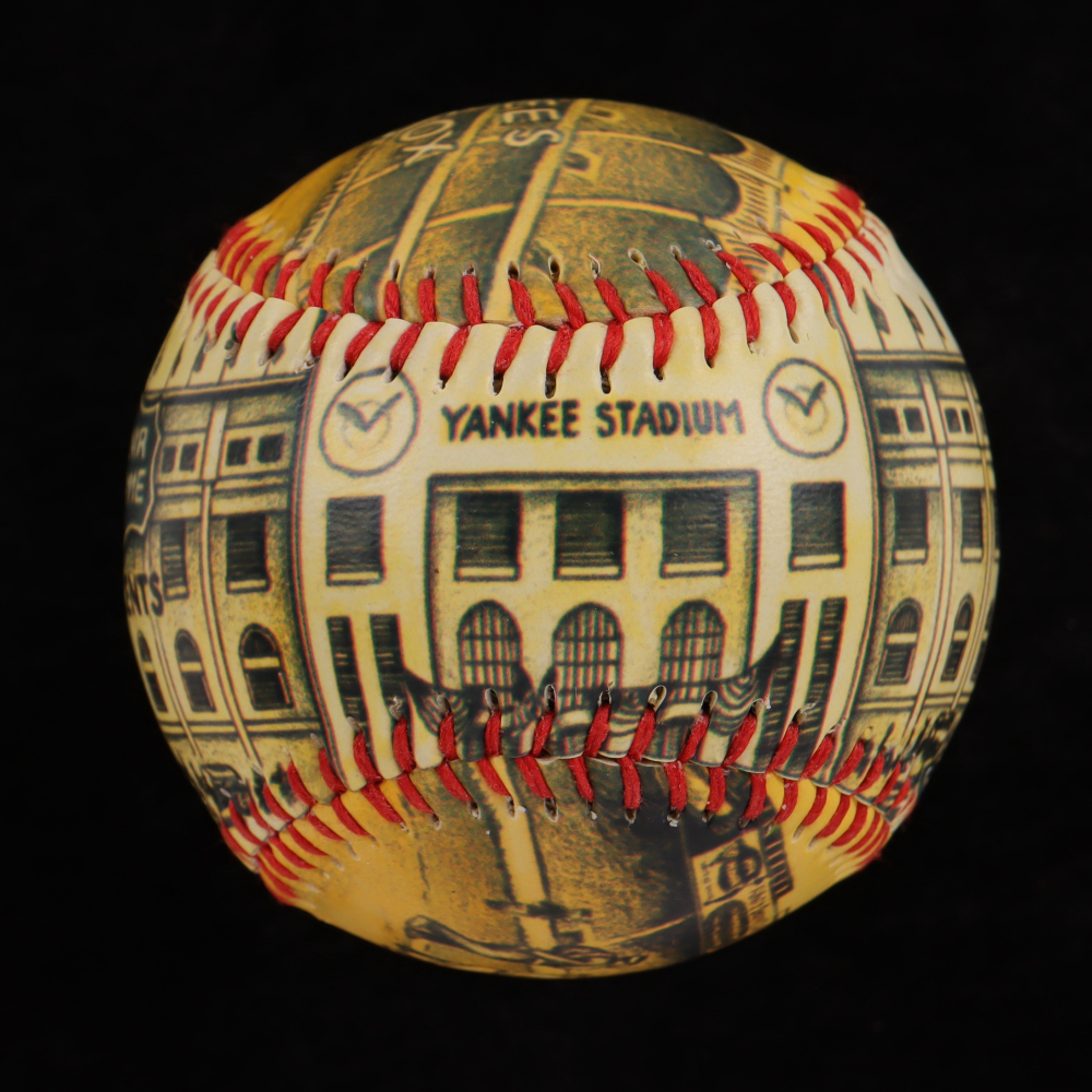 "Opening Day" Commemorative Baseball With Old Yankee Stadium Display ...