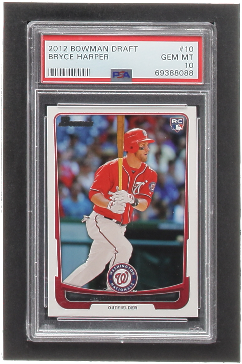 Bryce Harper 2012 Bowman Draft #10 RC (PSA 10) | Pristine Auction