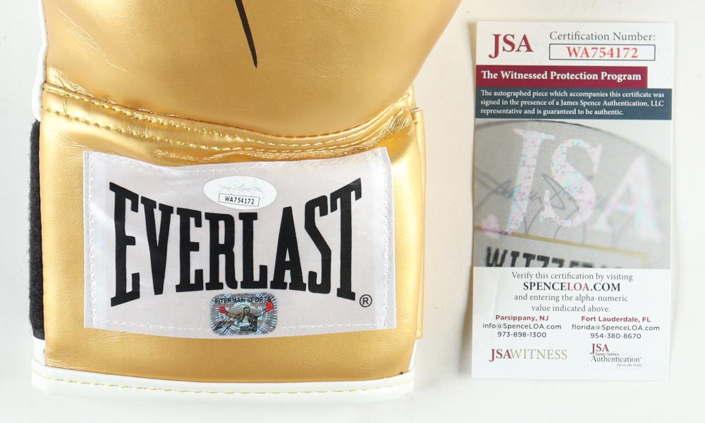 Mike Tyson Signed Everlast Boxing Glove Jsa And Tyson Pristine Auction