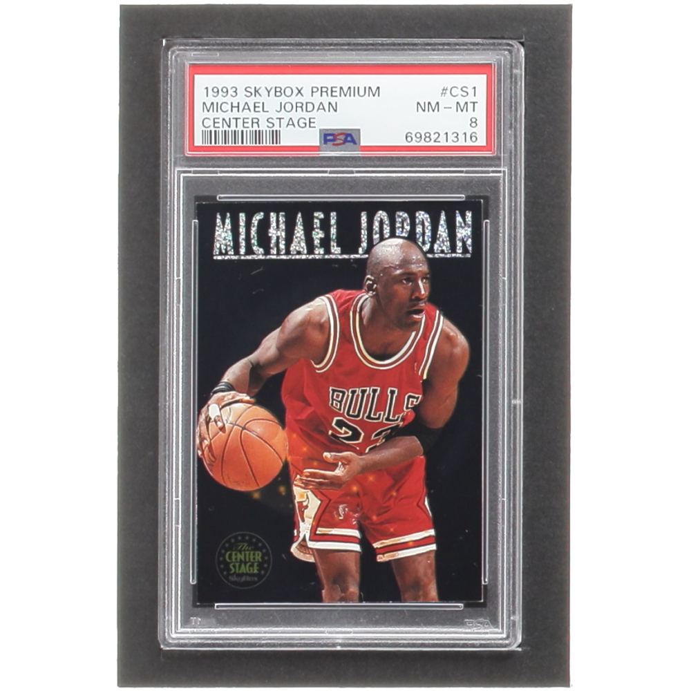 Michael Jordan 1993-94 SkyBox Premium Center Stage #CS1 (PSA 8 ...