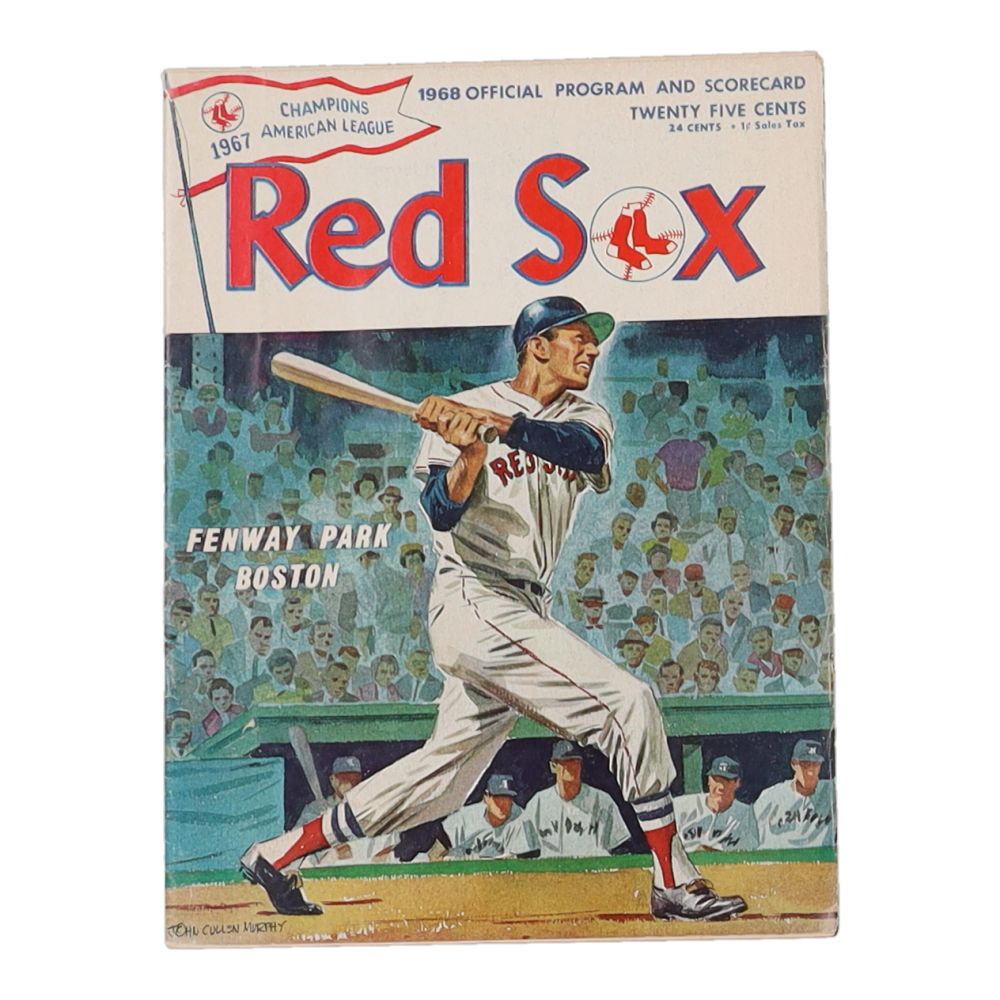 1968 Boston Red Sox Official Program & Scorecard | Pristine Auction