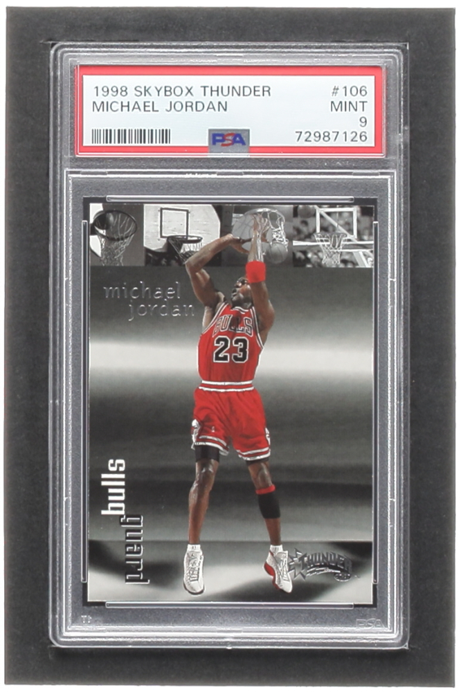 Michael Jordan 1998-99 SkyBox Thunder #106 (PSA 9) | Pristine Auction
